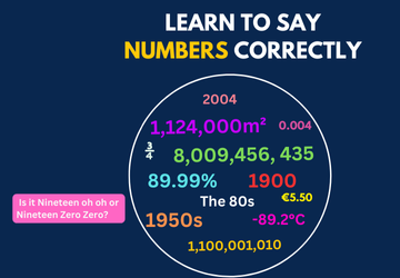 SAYING NUMBERS CORRECTLY | Talk 4 impact