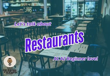 Talking About Restaurants in English | Talk 4 impact