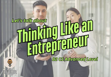 Thinking Like an Entrepreneur | Talk 4 impact