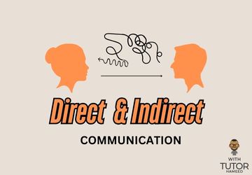 Direct and Indirect Communication | Talk 4 impact